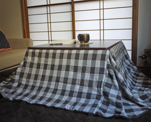 Kotatsu warms by heart. And feet. – Saké Puppets